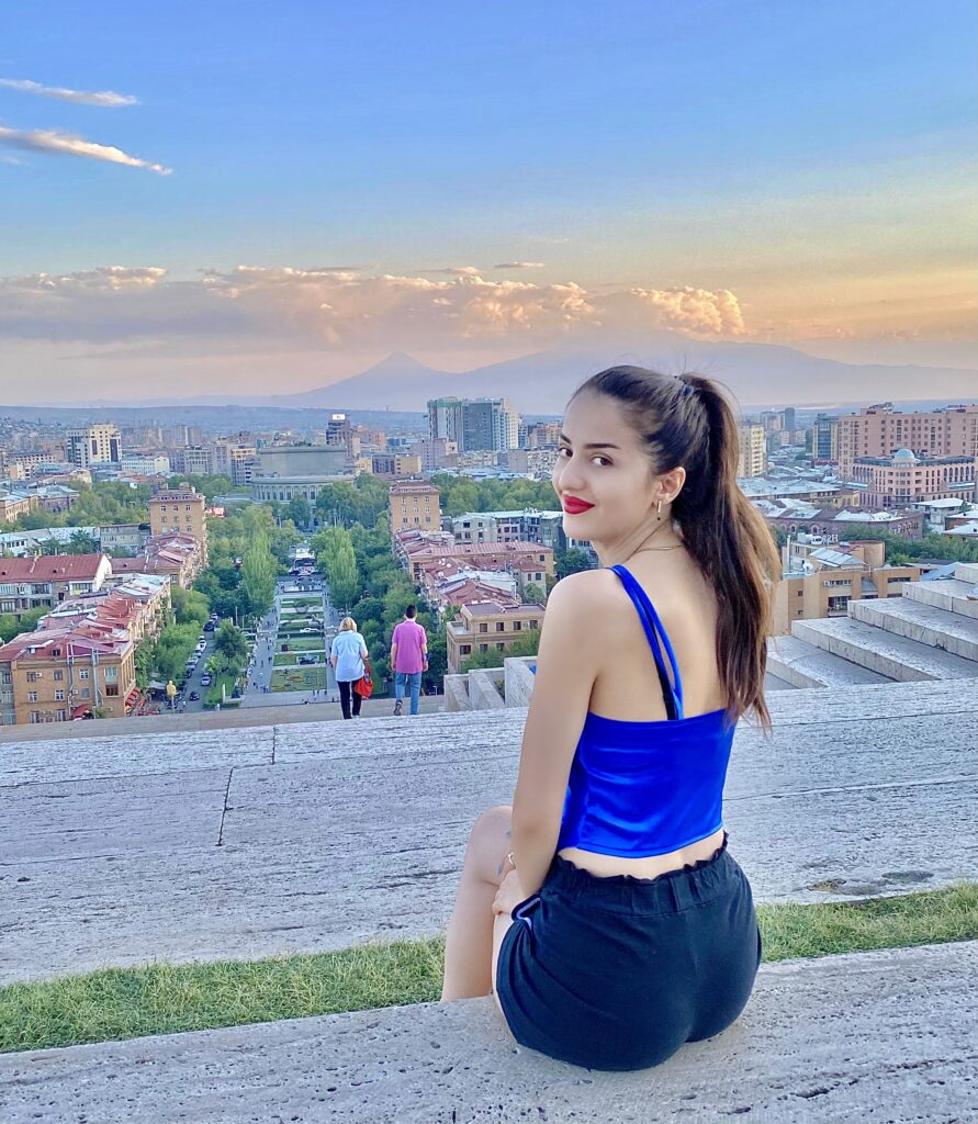 Yerevan restaurant visit with Miss Armenia - PHAROS